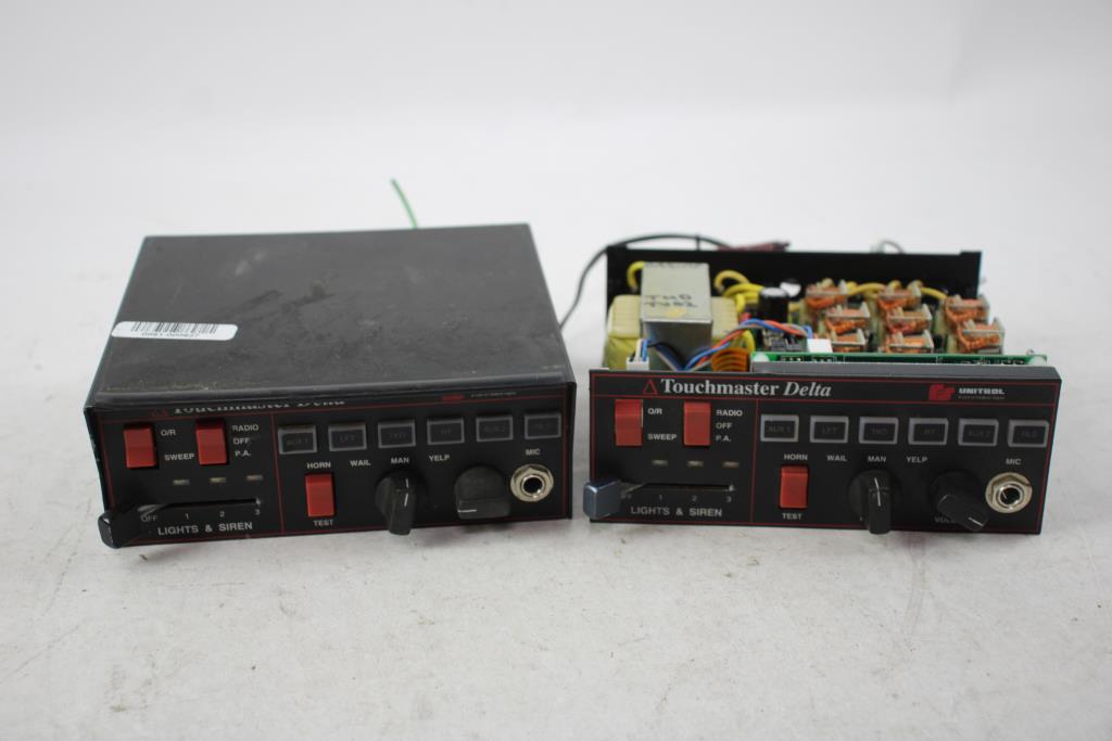 Unitrol Federal Signal Touchmaster And Code 3 Siren Controller, 3 ...