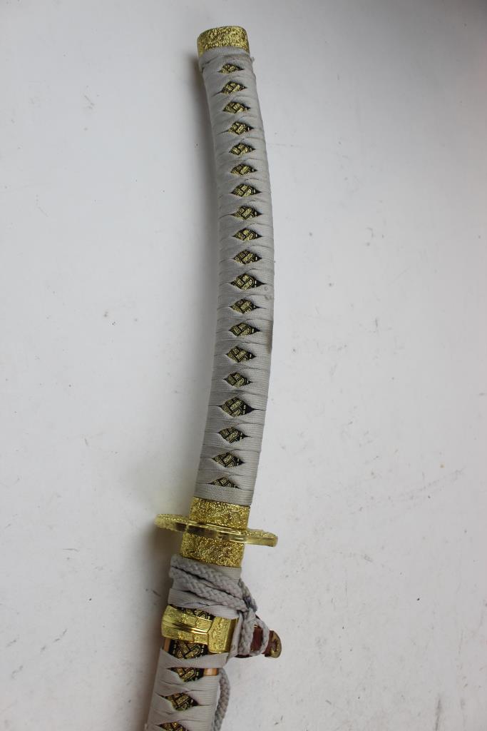 Unknown Brand Curved Handle Samurai Sword And Scabbard | Property Room