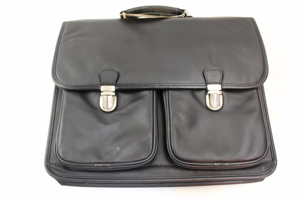 Unknown Brand Genuine Leather Computer Bag | Property Room