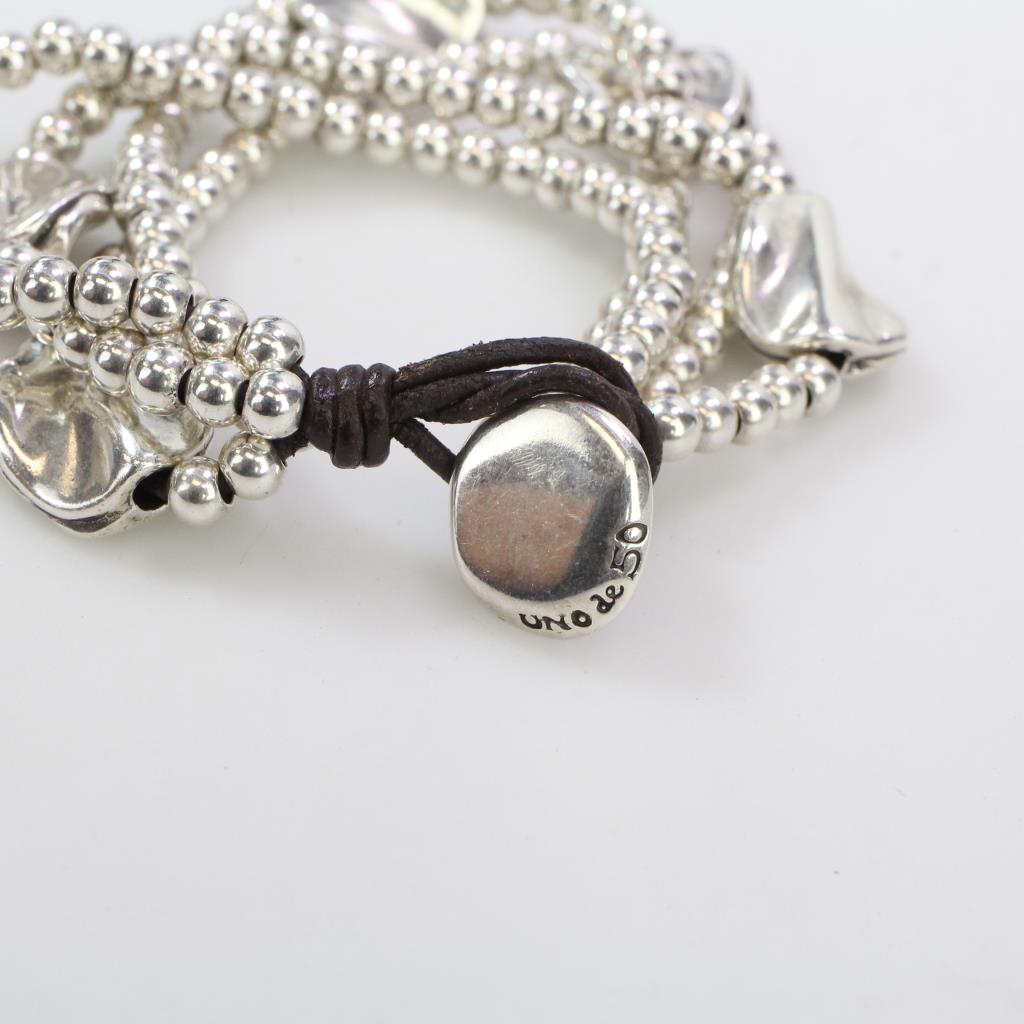 Uno De 50 70.52g Sterling Silver Toggle Bracelet | Property Room