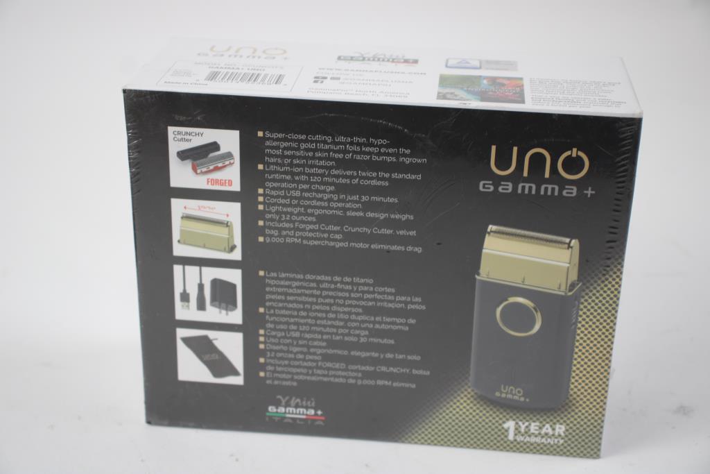UNO Gamma+ Professional Lithium-Ion Single Foil Shaver | Property Room
