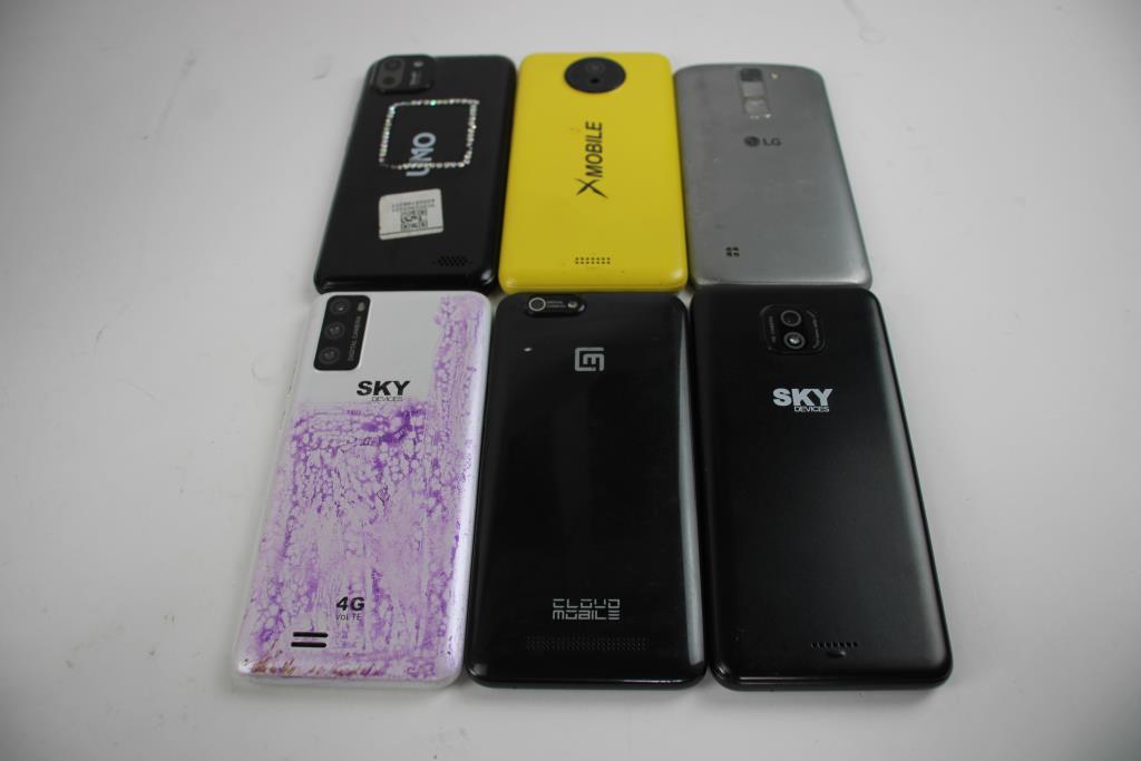 Uno Smartphone, Sky Devices Smartphone, And More, 6+ Pieces | Property Room