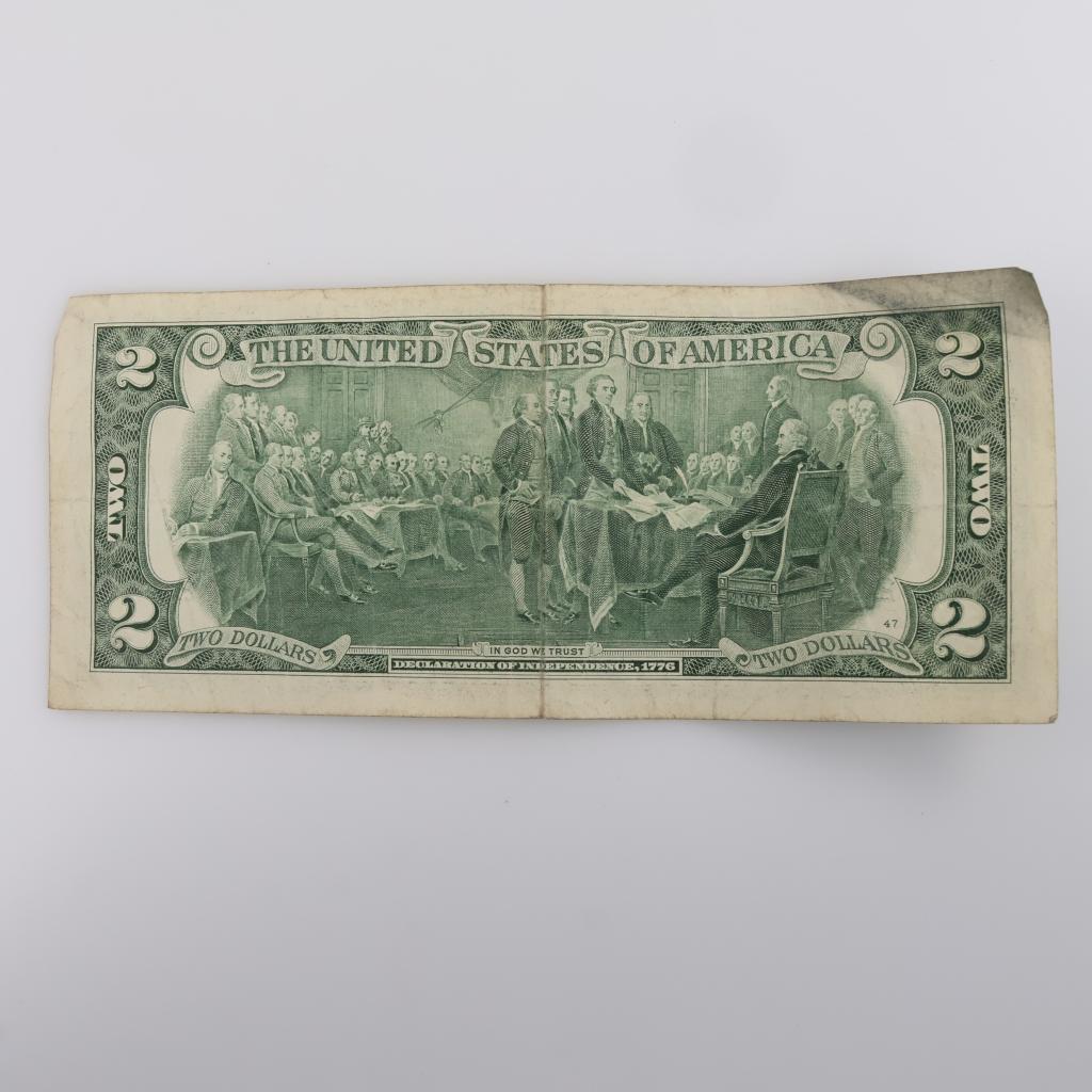 US $2 Federal Reserve Note, "Civil War 150th Anniversary" Colorized ...