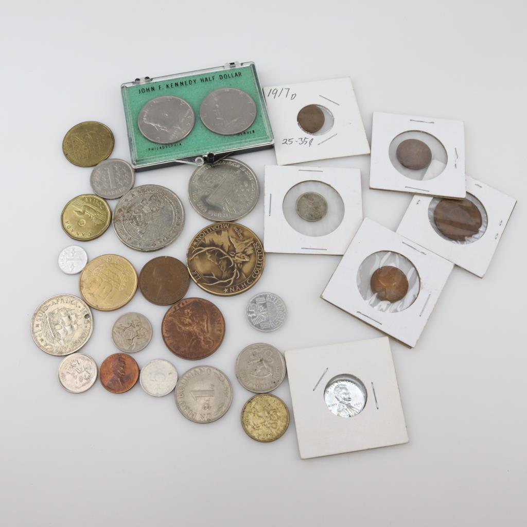 US And Foreign Currency / Tokens, 20+ Pieces | Property Room