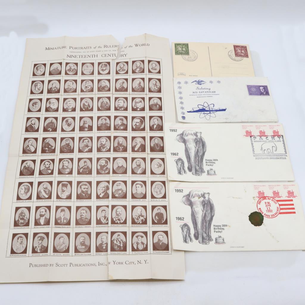 US And Foreign Stamps; 3+ Pieces | Property Room