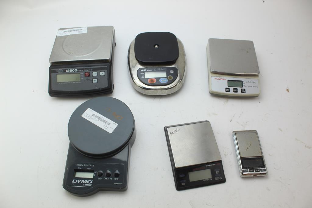 Us Balance, My Weigh, & More Assorted Scales; 6 Pieces | Property Room