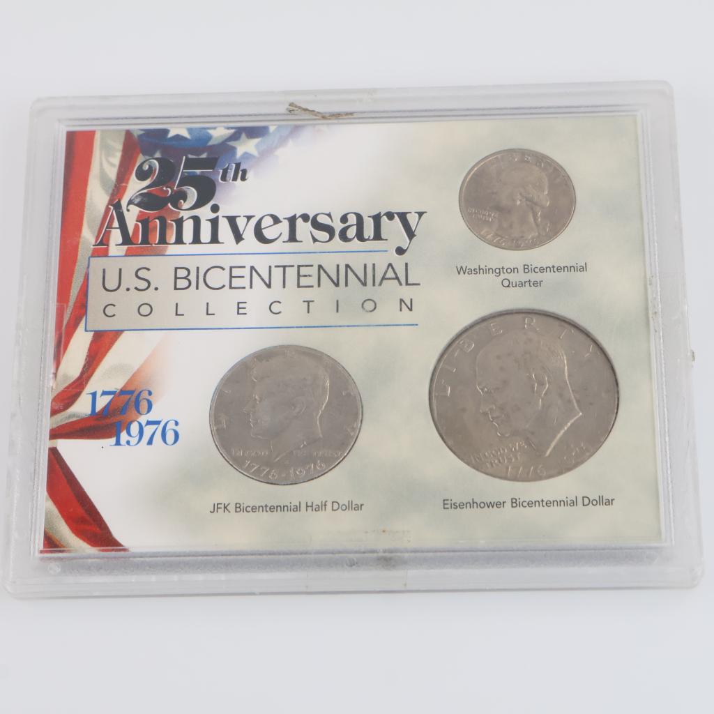 US Bicentennial Coin Collection Set, 3 Coins | Property Room