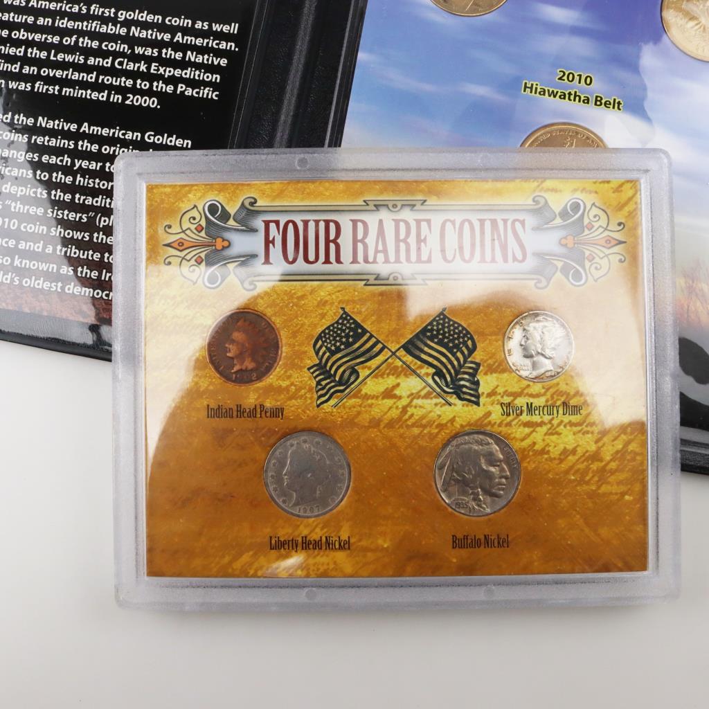 US Coin Collections, 7 Coins Including Silver Mercury Dime | Property Room