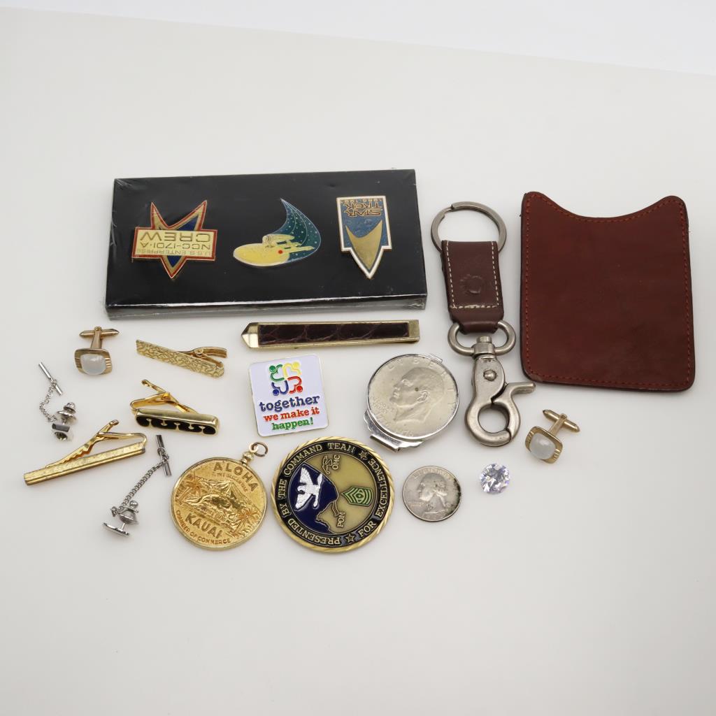 US Coins, Tokens, Pins And Clips, 15+ Pieces | Property Room