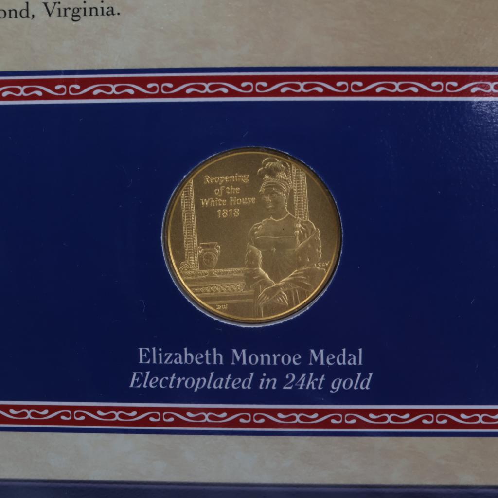 US First Lady Elizabeth Monroe Medal | Property Room