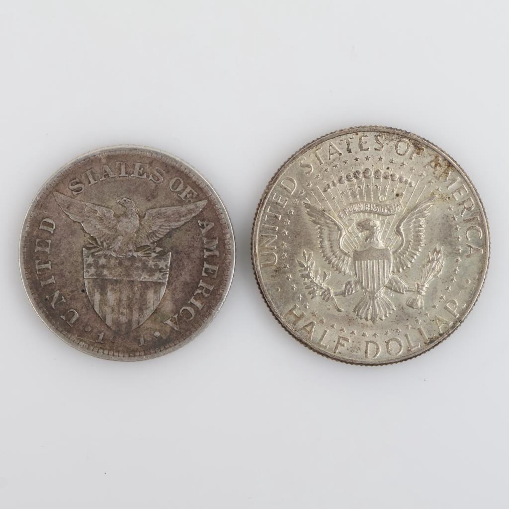 US & Foreign Silver Coin, 2 Pieces | Property Room