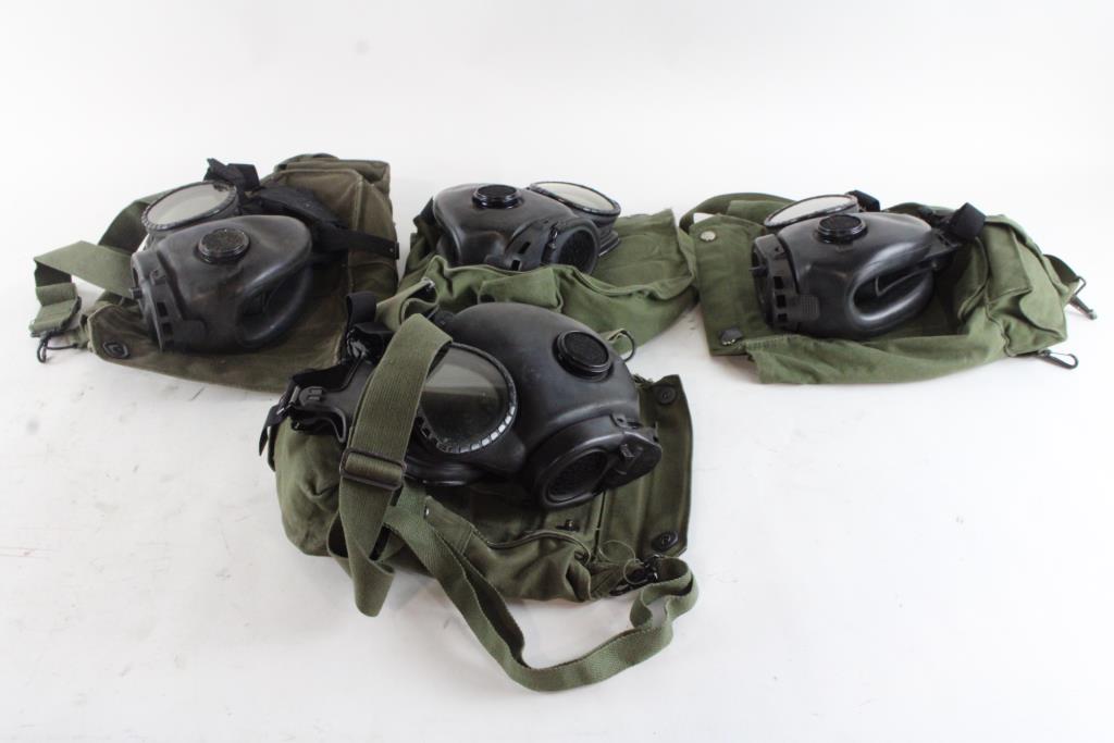 US Issue Gas Mask, 4 Pieces | Property Room