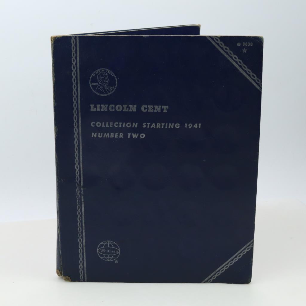 US Lincoln Cent Collection Book Number Two, 70+ Pieces | Property Room