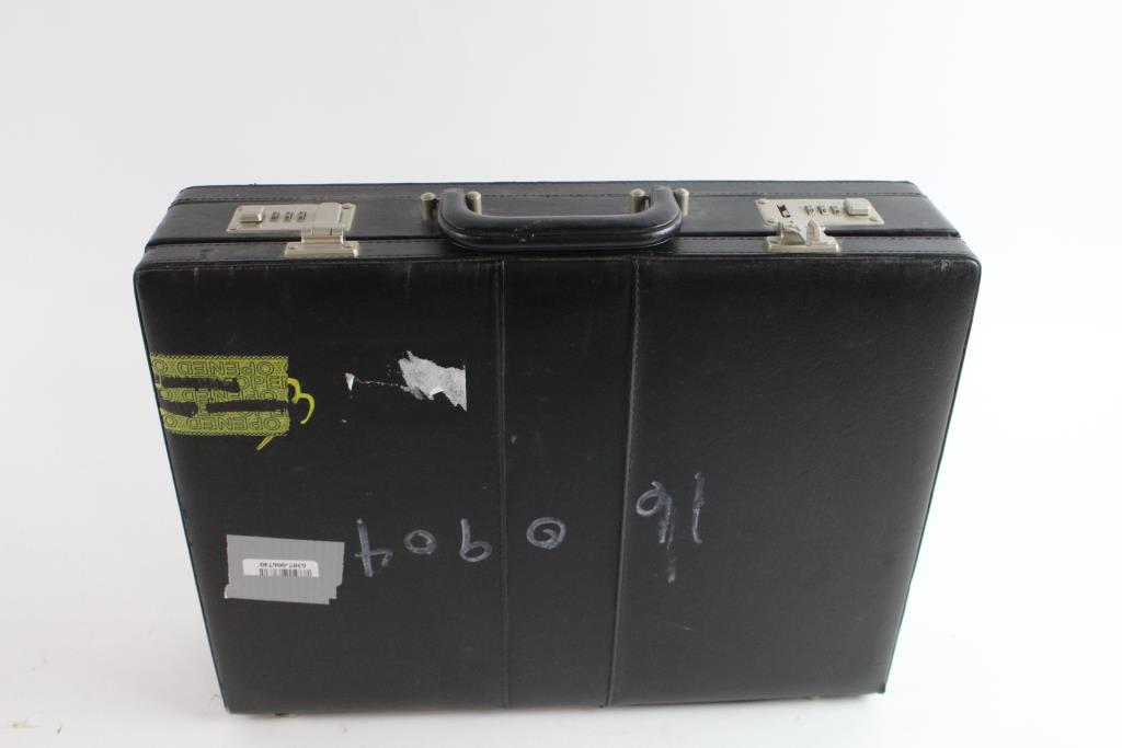 U.S. Luggage Briefcase And Hanes Boxer Briefs | Property Room