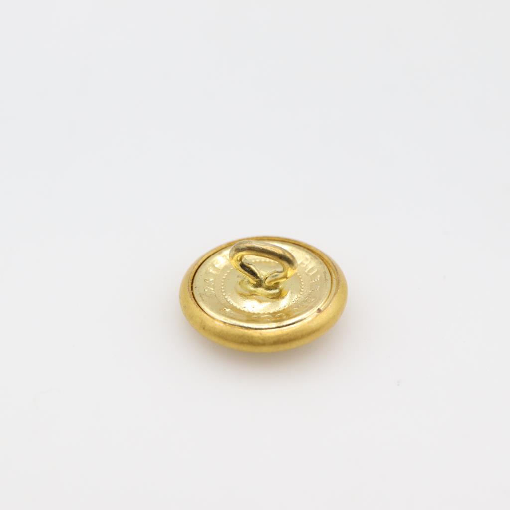US Military Eagle Waterbury Gold Plated Button | Property Room