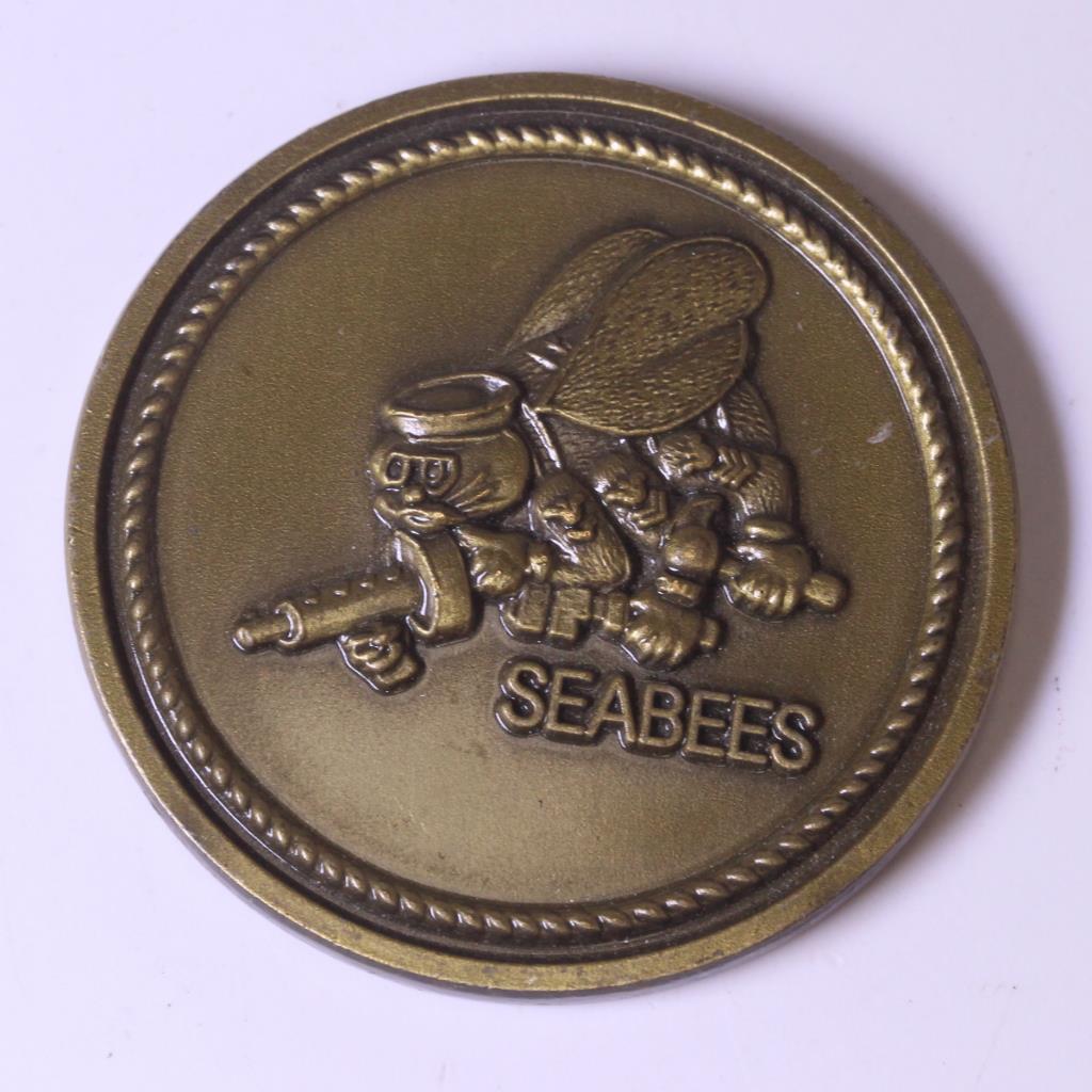 U.S. Navy Seabees Challenge Coin | Property Room