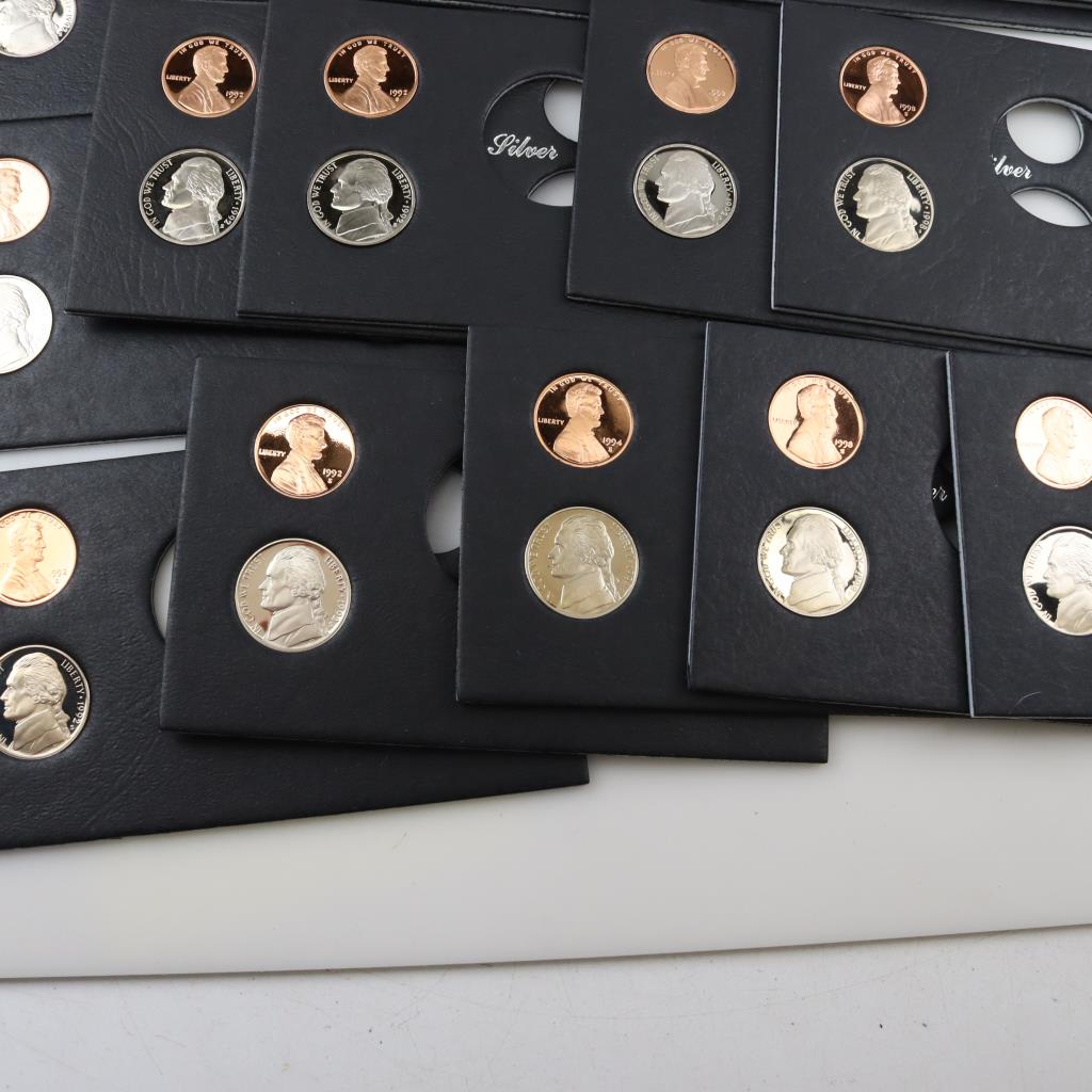 US Nickels & Pennies Proof Coins, 40+ Pieces | Property Room