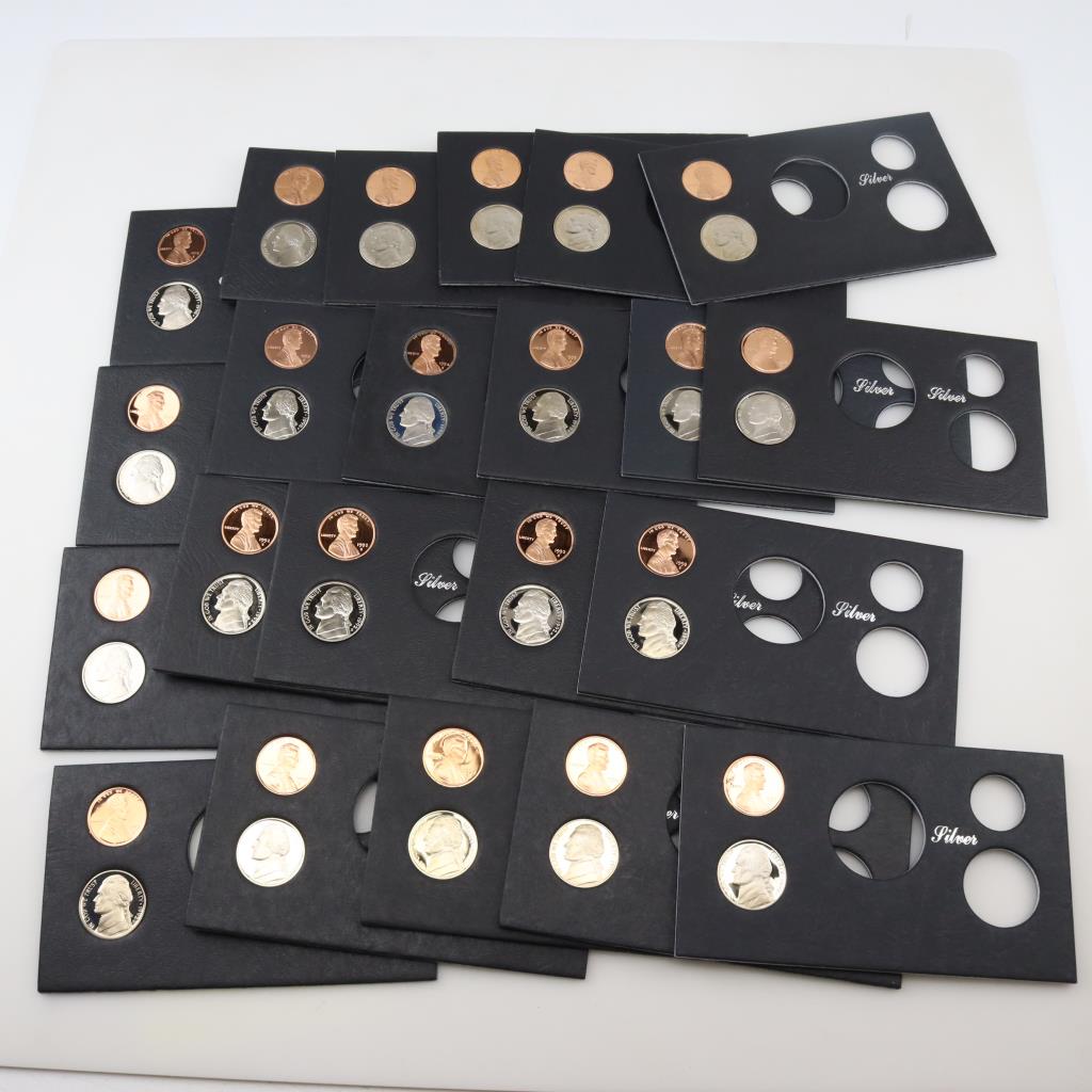 US Nickels & Pennies Proof Coins, 40+ Pieces | Property Room