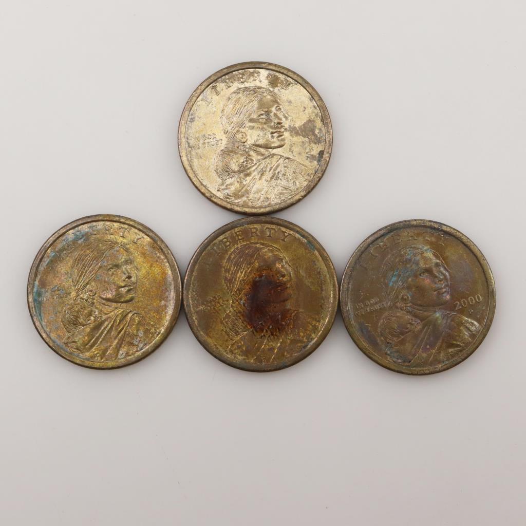 US One Dollar Coins, 4 Pieces | Property Room
