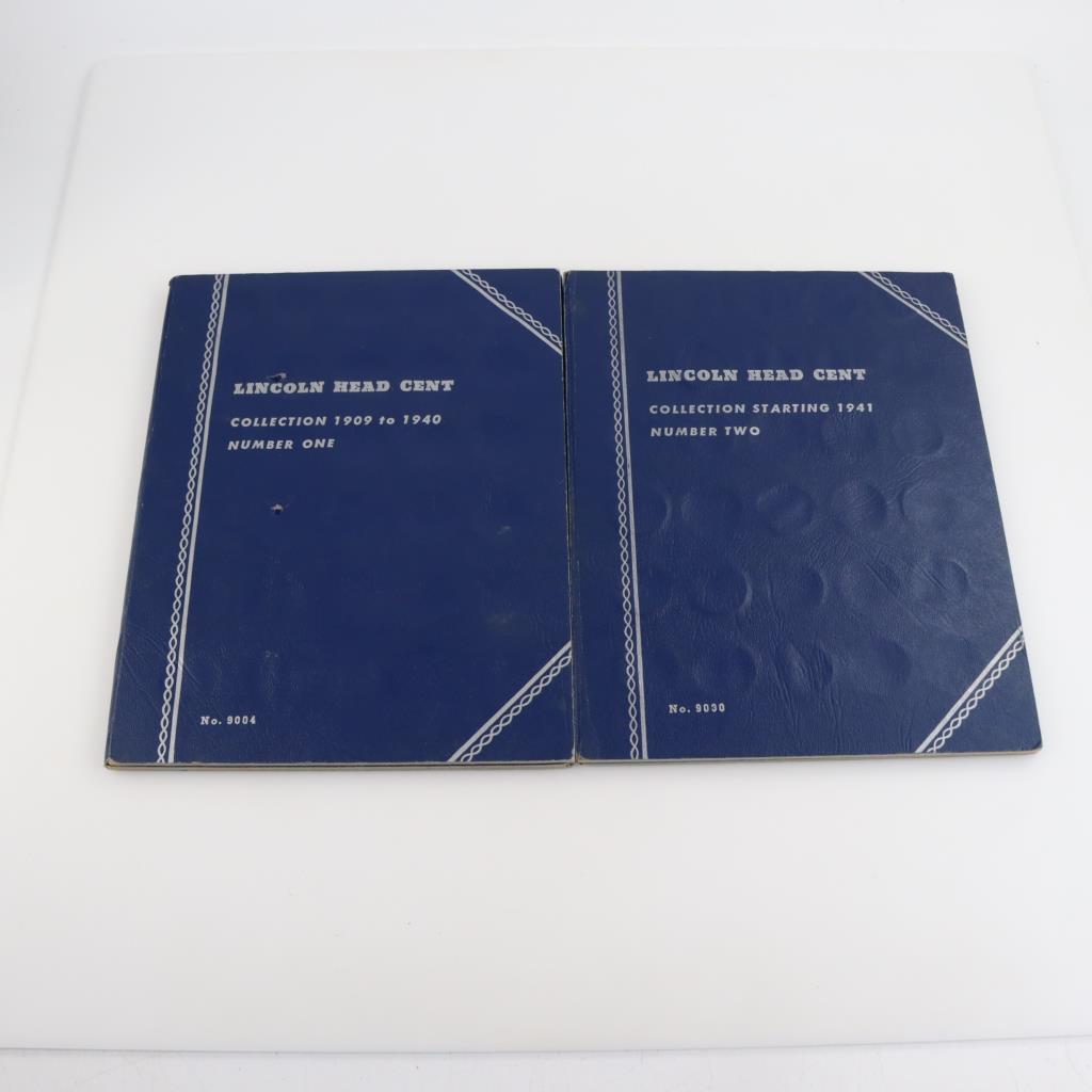 US Pennies And 2 Collection Booklets, 85+ Pieces | Property Room