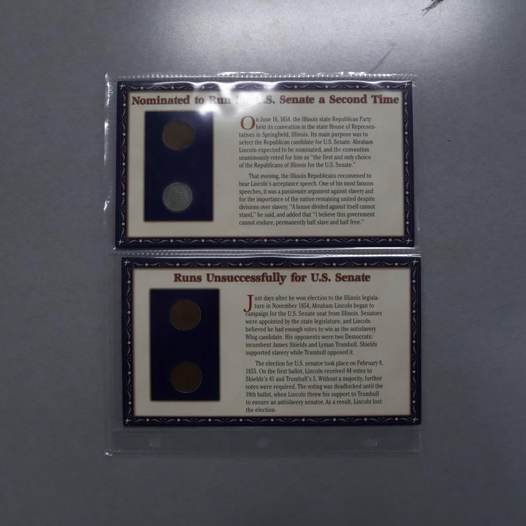 US Pennies With Corresponding Stamps, 6 Pieces | Property Room