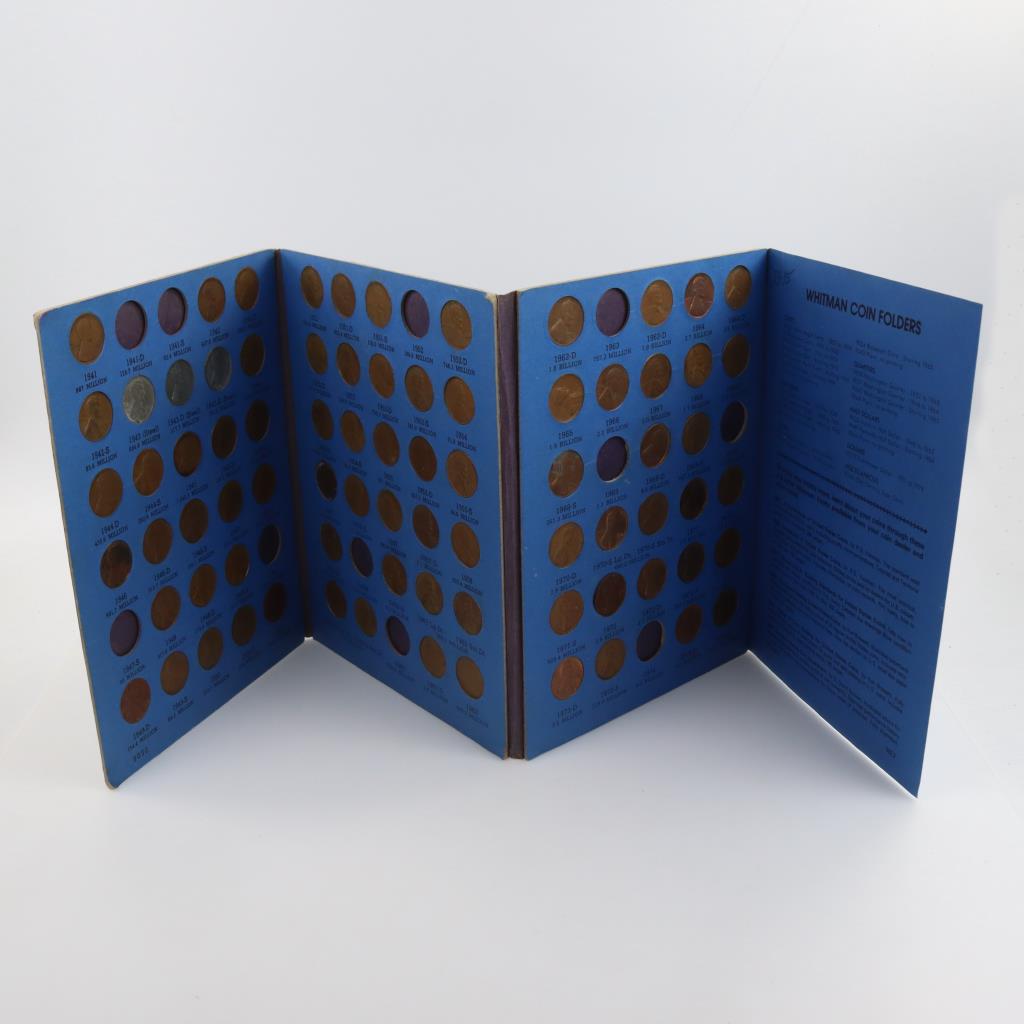 US Penny Collection Booklet, 100+ Pieces | Property Room