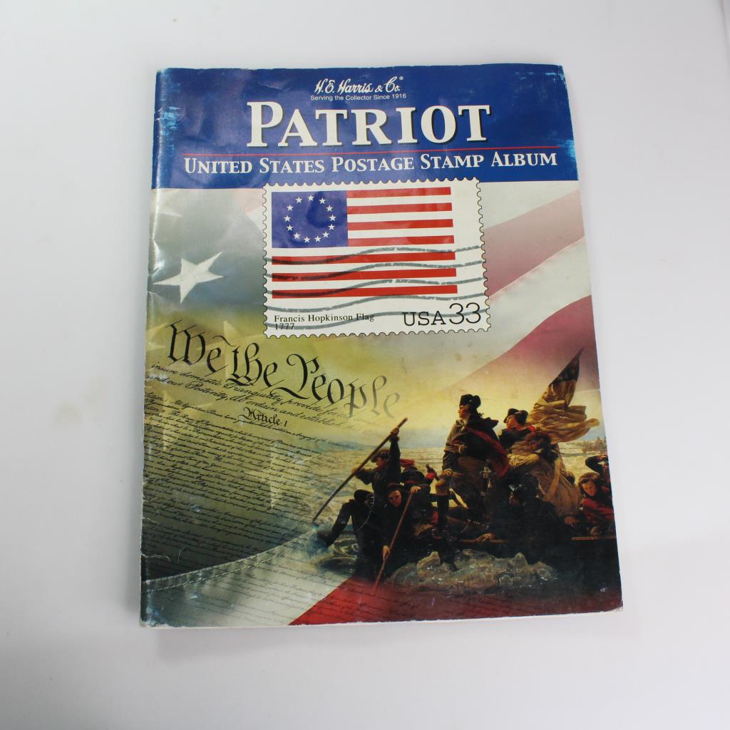 US Postage Stamp Album, Includes 50+ Stamps | Property Room