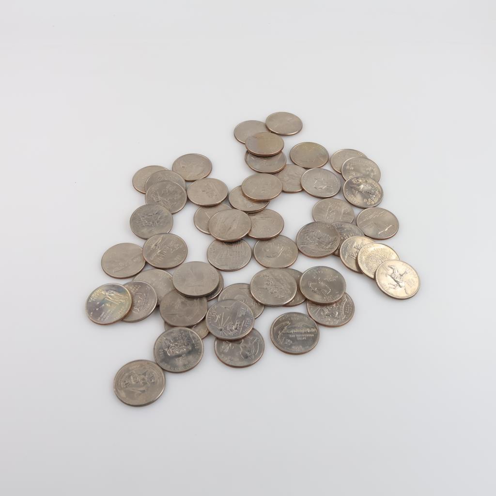 US Statehood Quarter Set, 50 Pieces | Property Room