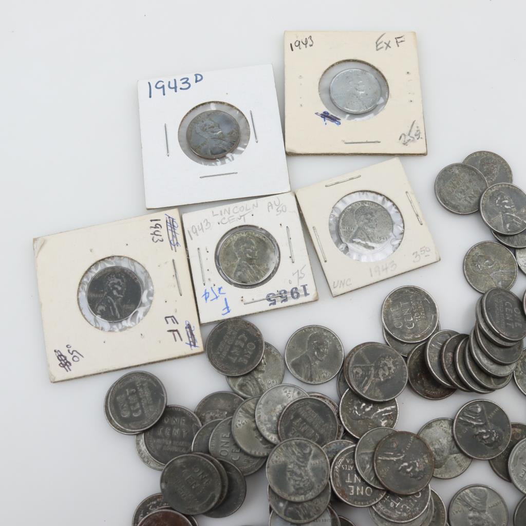US Steel Pennies, 75+ coins | Property Room