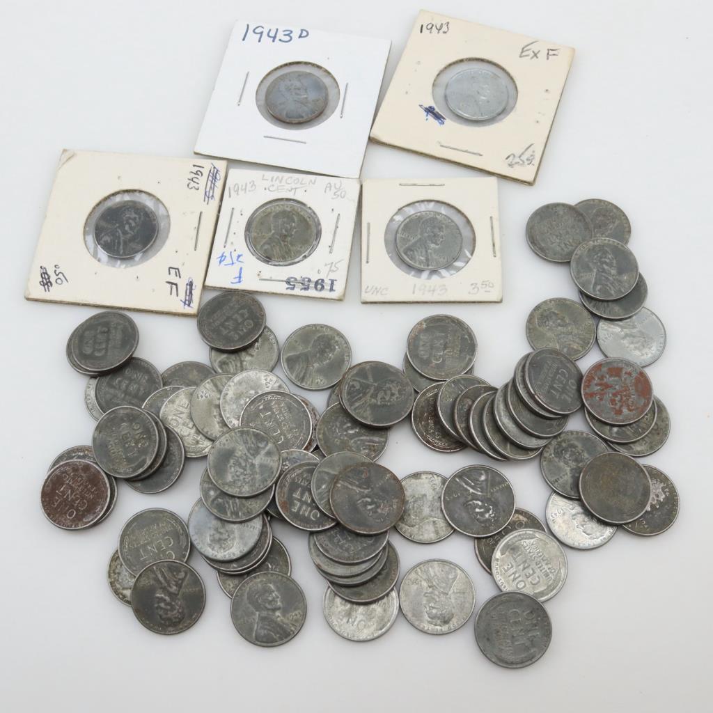 US Steel Pennies, 75+ coins | Property Room