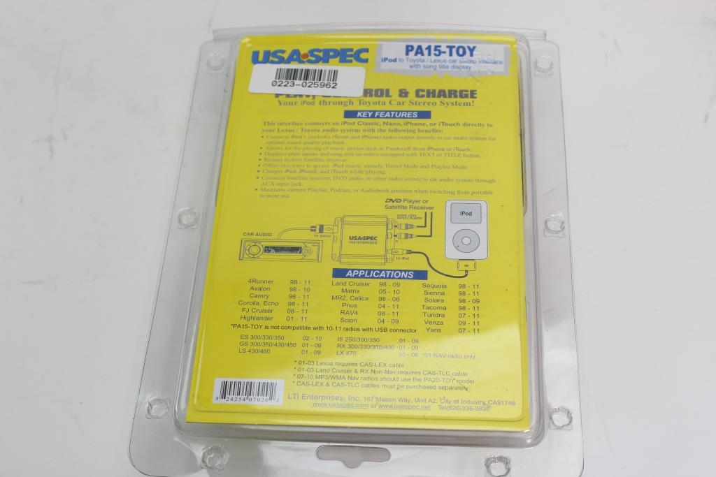 USA Spec IPod Interface For Toyota/Lexus | Property Room