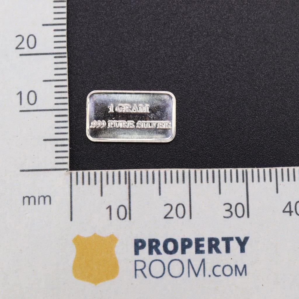 USCG Fine Silver 1 Gram Bar | Property Room