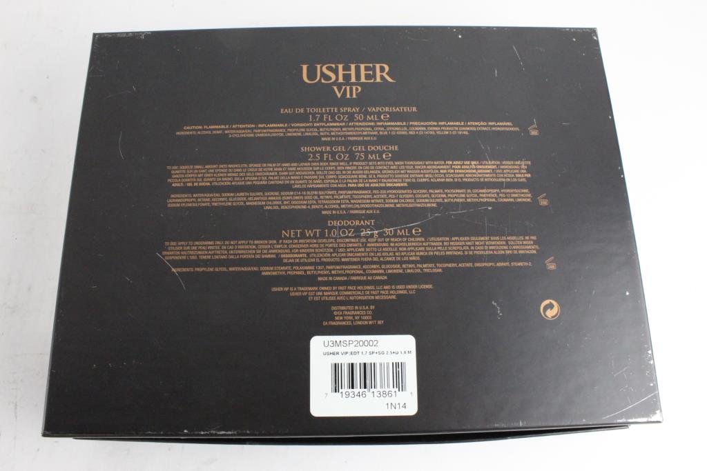 Usher VIP Men's Three Piece Fragrance Set | Property Room