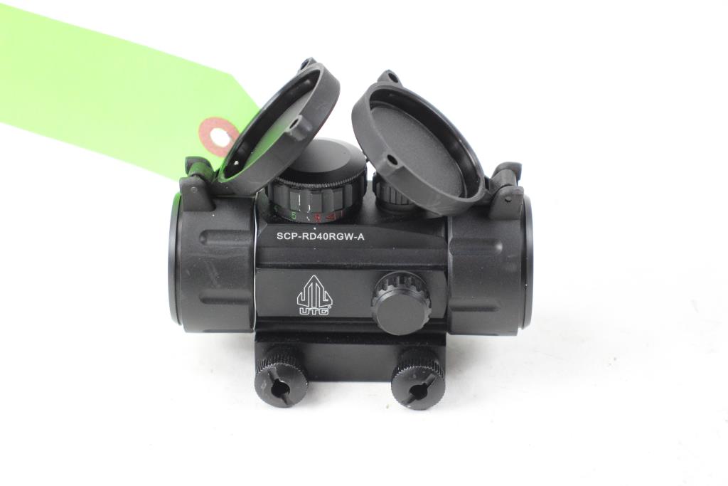UTG 3.8" ITA Red/Green CQB Dot Sight With Integral Mount , Black ...