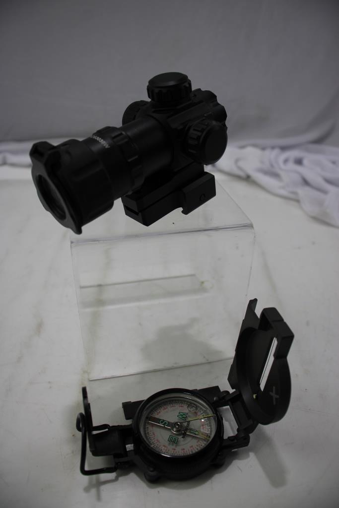 Utg Rifle Scope And Compass, 2 Pieces | Property Room