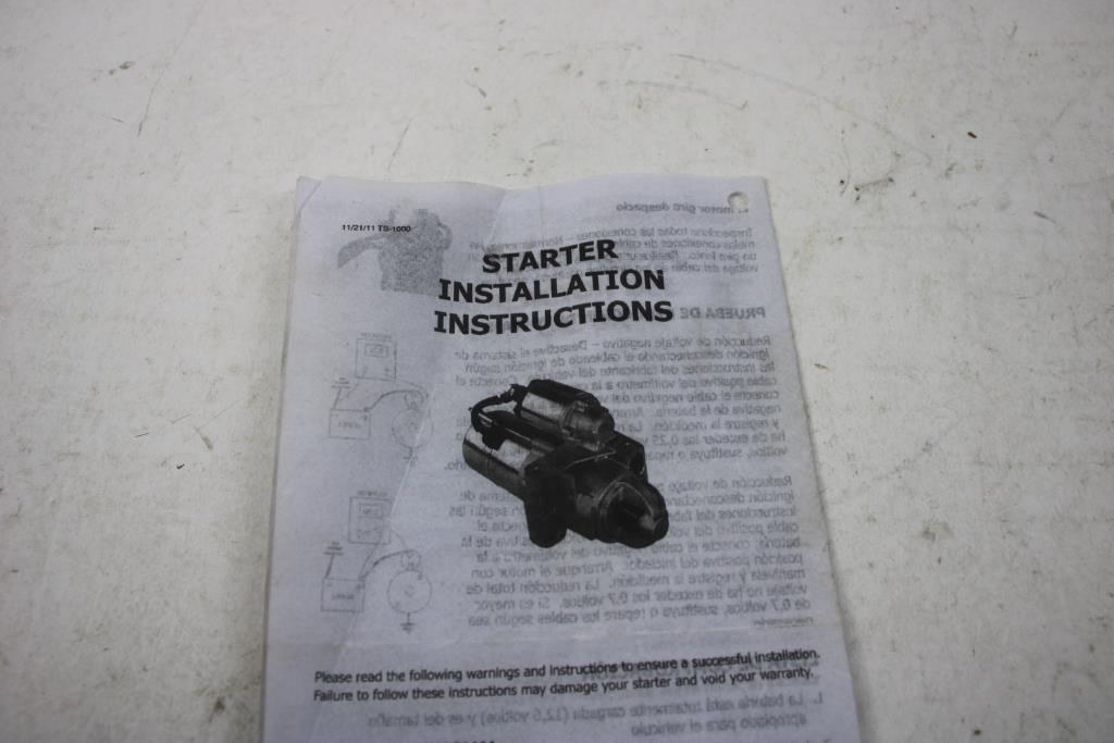 Valuecraft Remanufactured Starter, 17012VC | Property Room