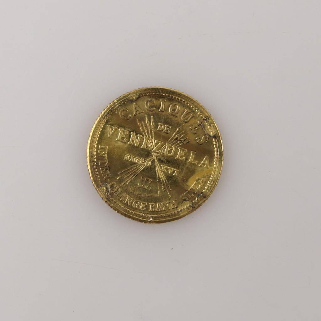 Venezuelan Archuna Gold Coin | Property Room