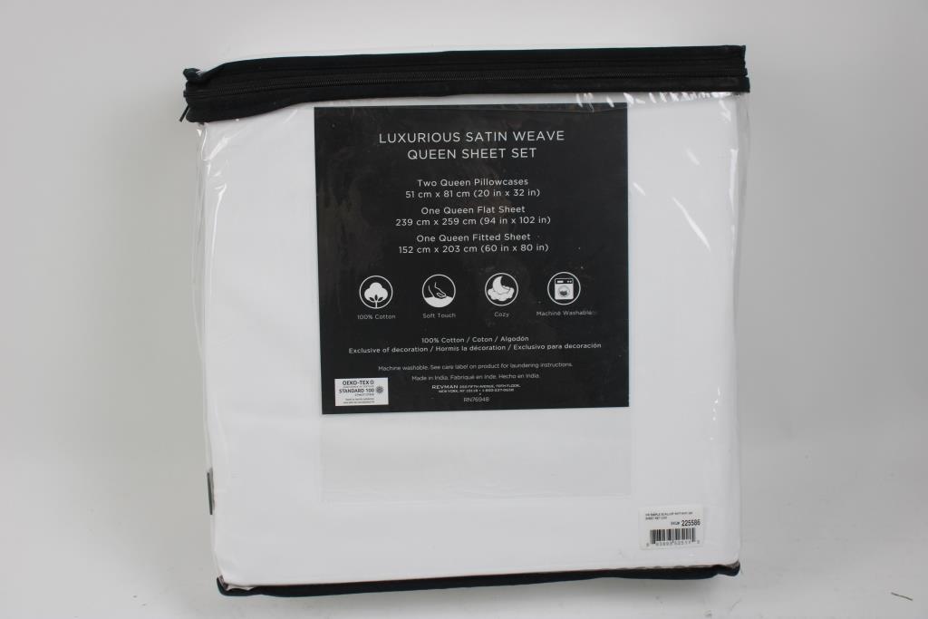 Verawang, Queen Seet Set, White | Property Room