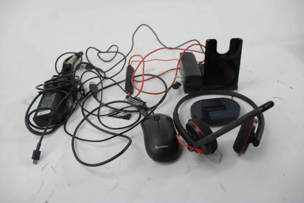 Verizon Mobile Hotspot, Plantronics Headphones, Swissgear Backpack ...
