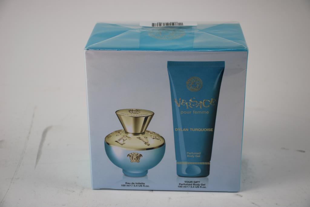 Versace Dylan Turquoise Travel Set | Property Room