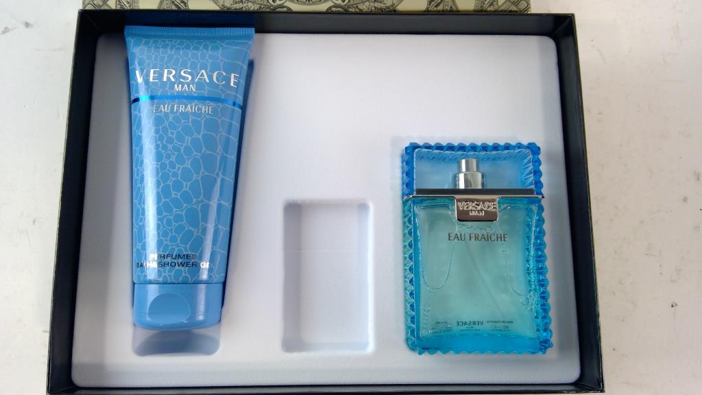 Versace Man Eau Fraiche Cologne Set | Property Room