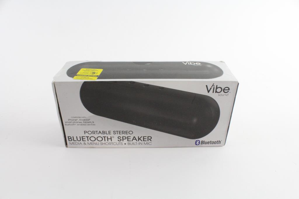 Vibe Portable Stereo Bluetooth Speaker | Property Room