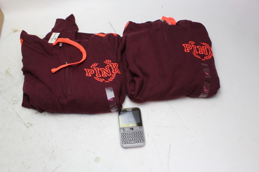 Victoria's Secret PINK Sweaters And Samsung S390G Cellphone | Property Room