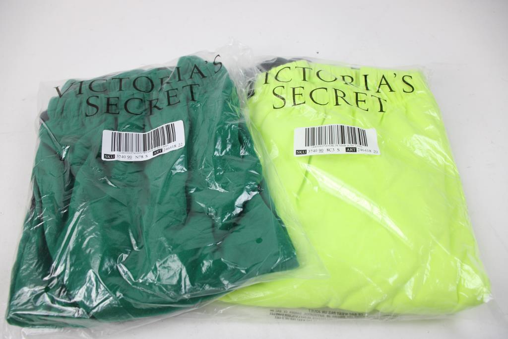 Victoria's Secret Women's Small Sweats, Red Grey, Neon Yellow, And ...