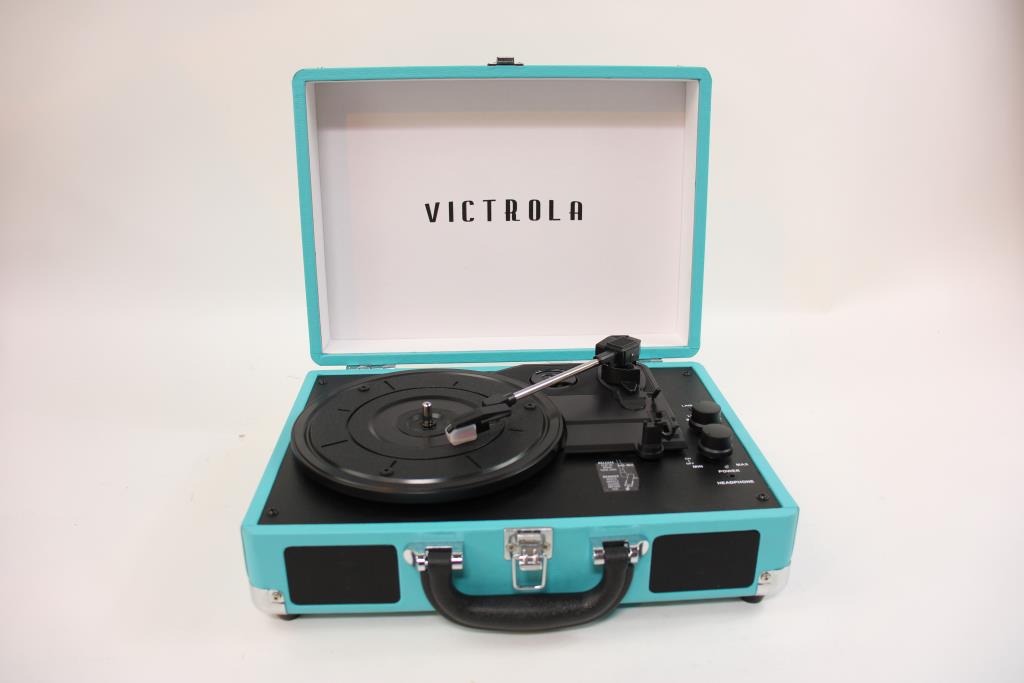 Victrola Vintage 3-Speed Bluetooth Portable Suitcase Record Player With ...