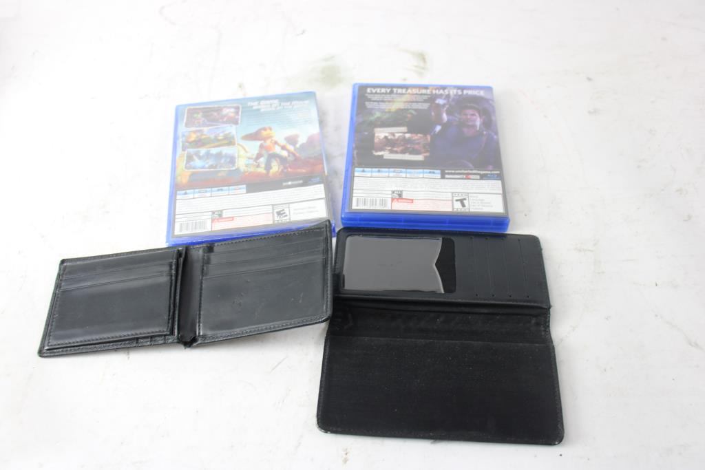 Video Game And Wallet Lot, 4 Pieces | Property Room