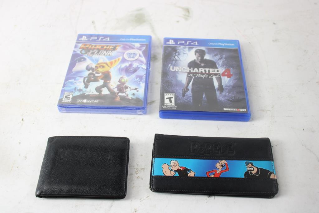 Video Game And Wallet Lot, 4 Pieces | Property Room