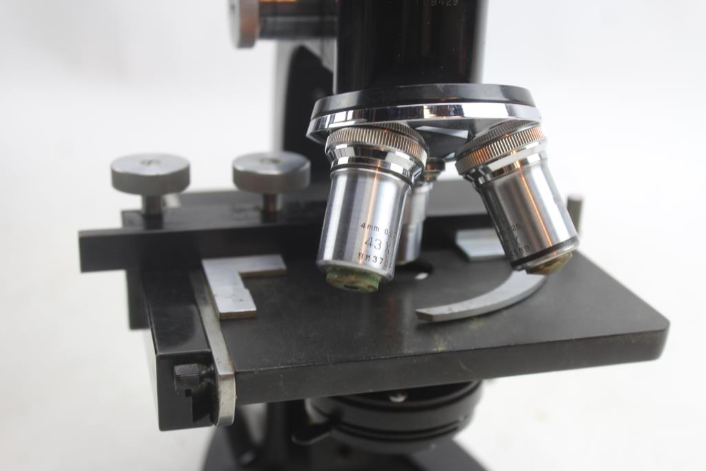 Vintage 1937 Bausch & Lomb Microscope With Case | Property Room