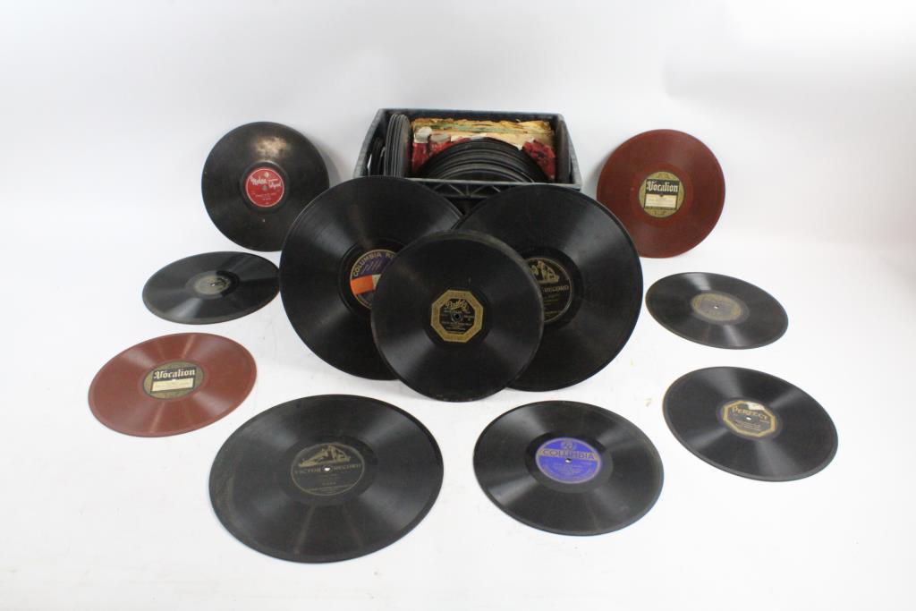 Vintage 78s Record Collection, 50+ Pieces | Property Room
