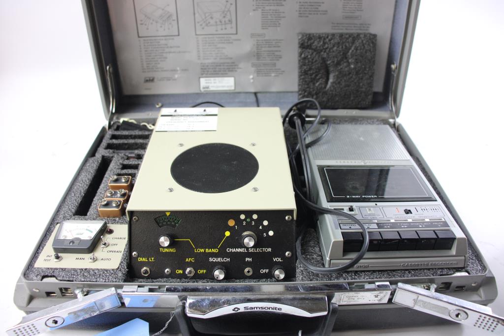 Vintage Audio Intelligence Device Unitel Surveillance Receiver ...